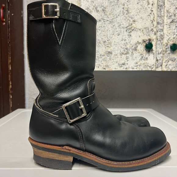 Red Wing Shoes | Shoes | Vintage Engineer Redwing Boots 2268 Pt99 Steel ...